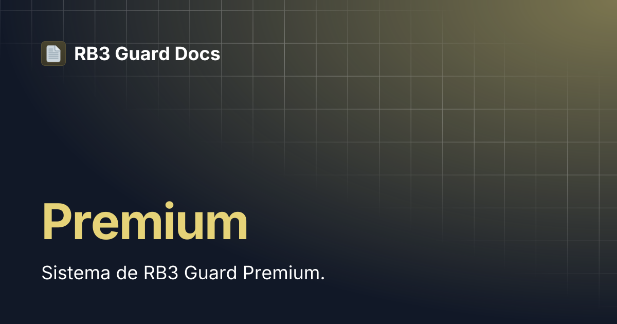 Premium | RB3 Guard Docs